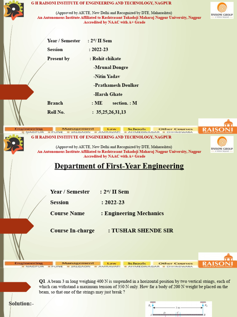 by Rohit | PDF | Classical Mechanics | Applied And Interdisciplinary Physics