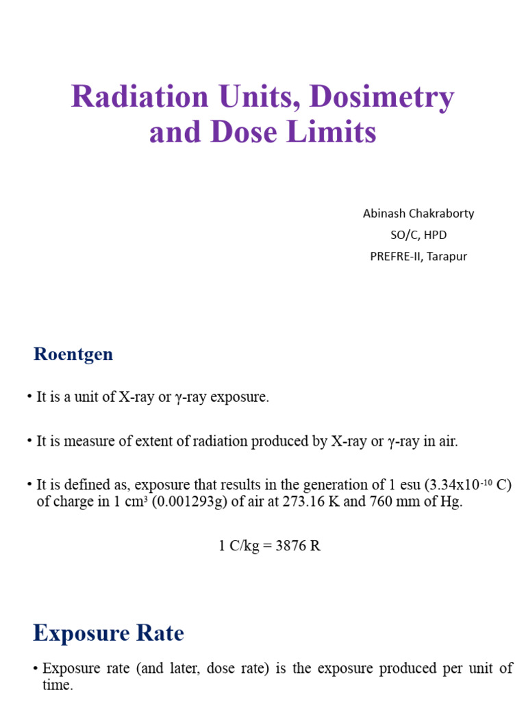 Radiation Units | PDF | Ionizing Radiation | Absorbed Dose