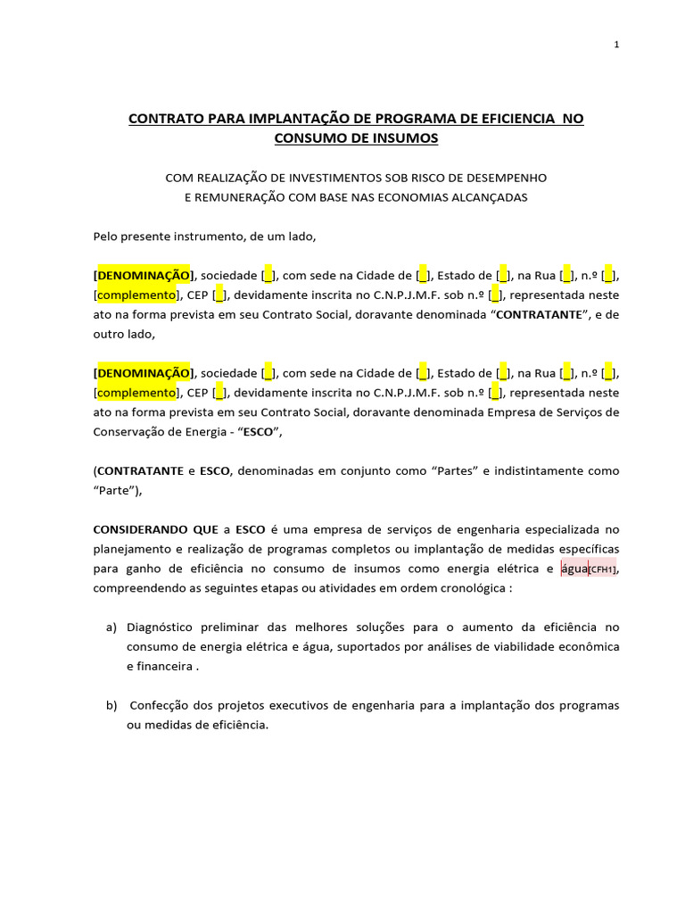 Contrato de Performance GIZ HBC | PDF | Arbitragem | Economia