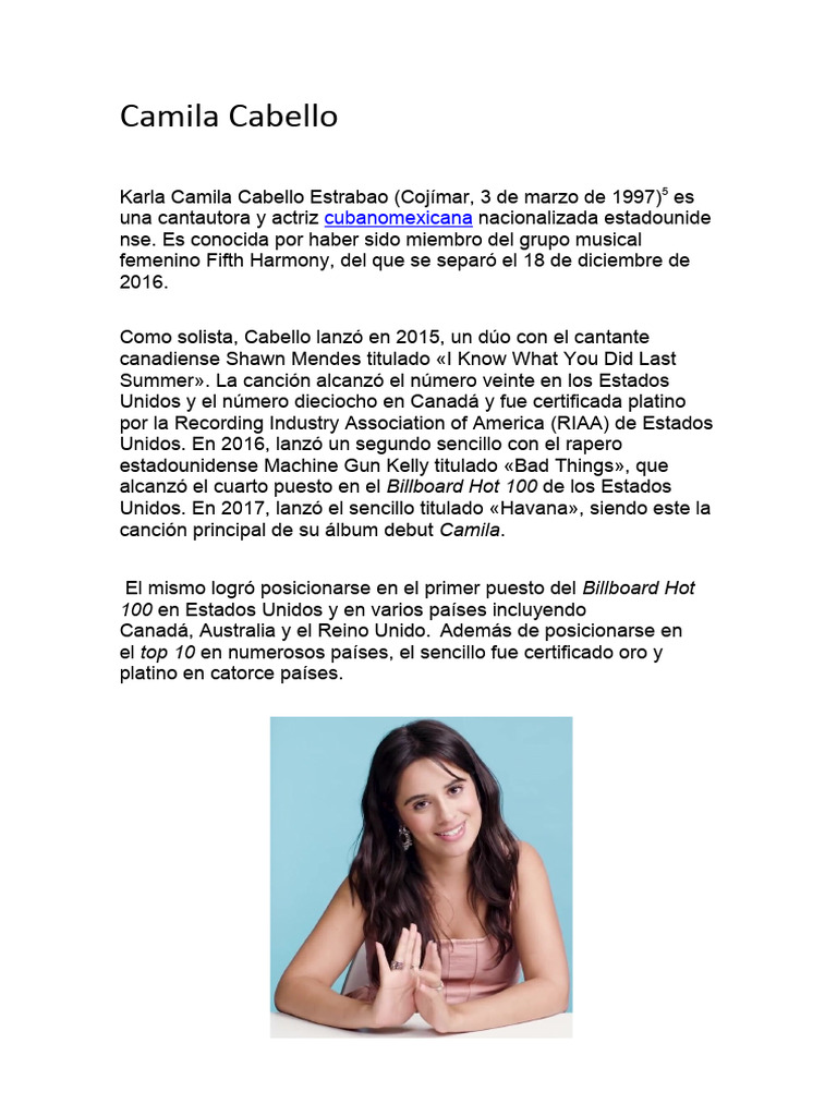 Camila Cabello | PDF