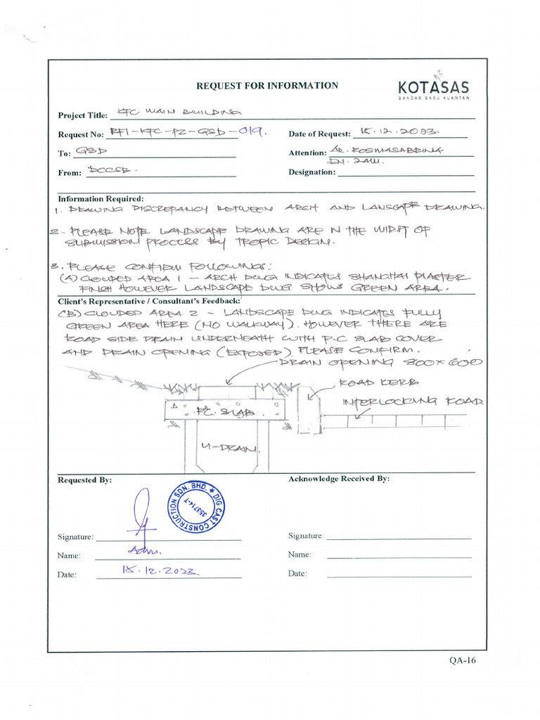 Rfi KFC P2 GSD 019 | PDF