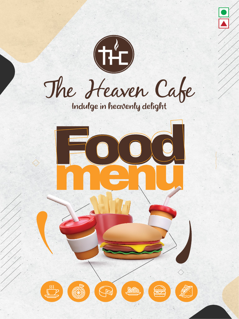 The Heaven Cafe Menu Overview | PDF | Hamburgers | Capsicum