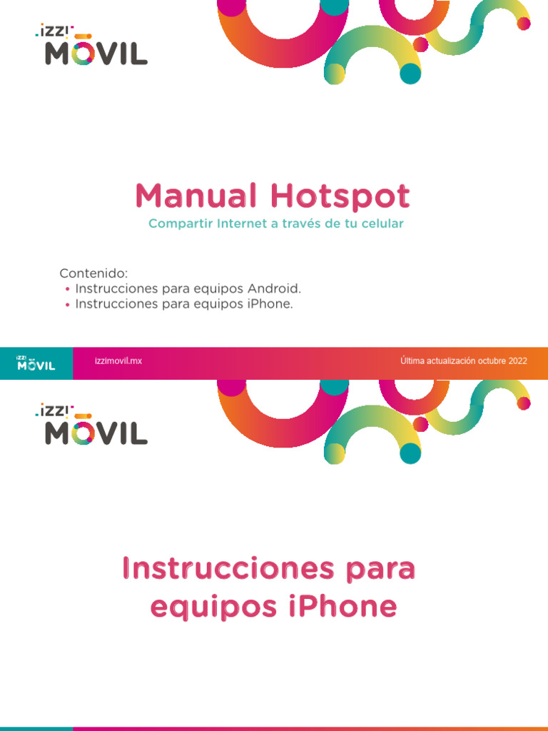 Manual Hotspot | Descargar gratis PDF | Teléfonos móviles | Yo telefono