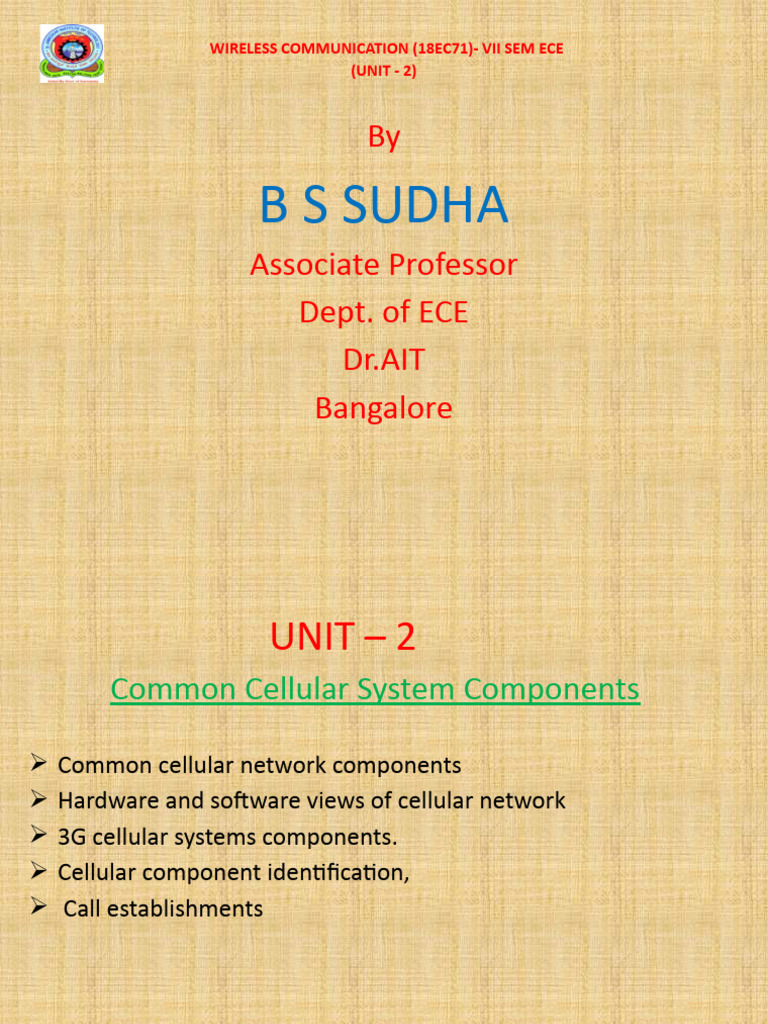 WC Unit 2 | PDF | Base Station | Computer Science