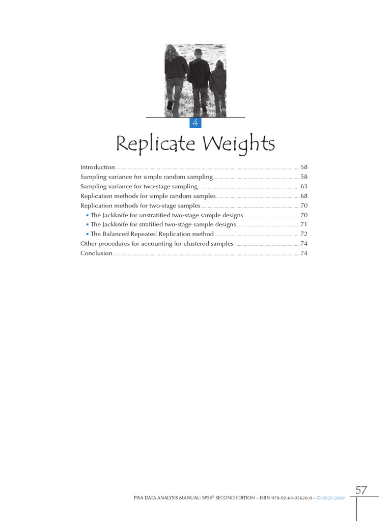 Complex Survey Estimates Pisa Pdf Variance Standard Error