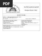 Commercial Bank of Ethiopia Customer Receipt: Payment Information | PDF