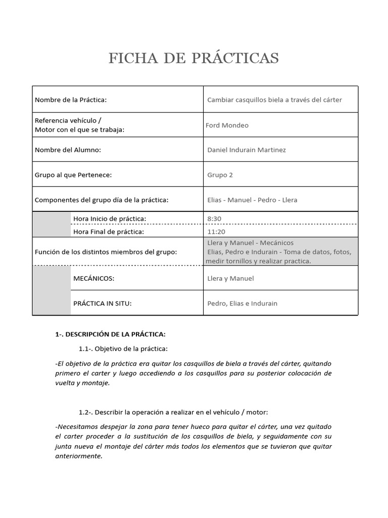 FICHA - DE - PRÁCTICAS Daniel Indurain | PDF