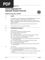 Aashto M 6 | PDF | Concrete | Construction Aggregate