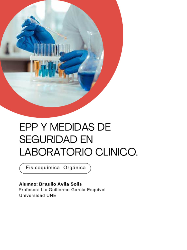 EPP y Medidas de Seguridad en Laboratorio Clinico. | PDF | Laboratorios