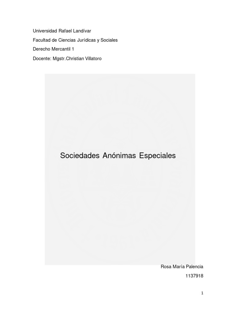 Sociedad Anonima Aseguradora | PDF | Seguro | Póliza de seguros