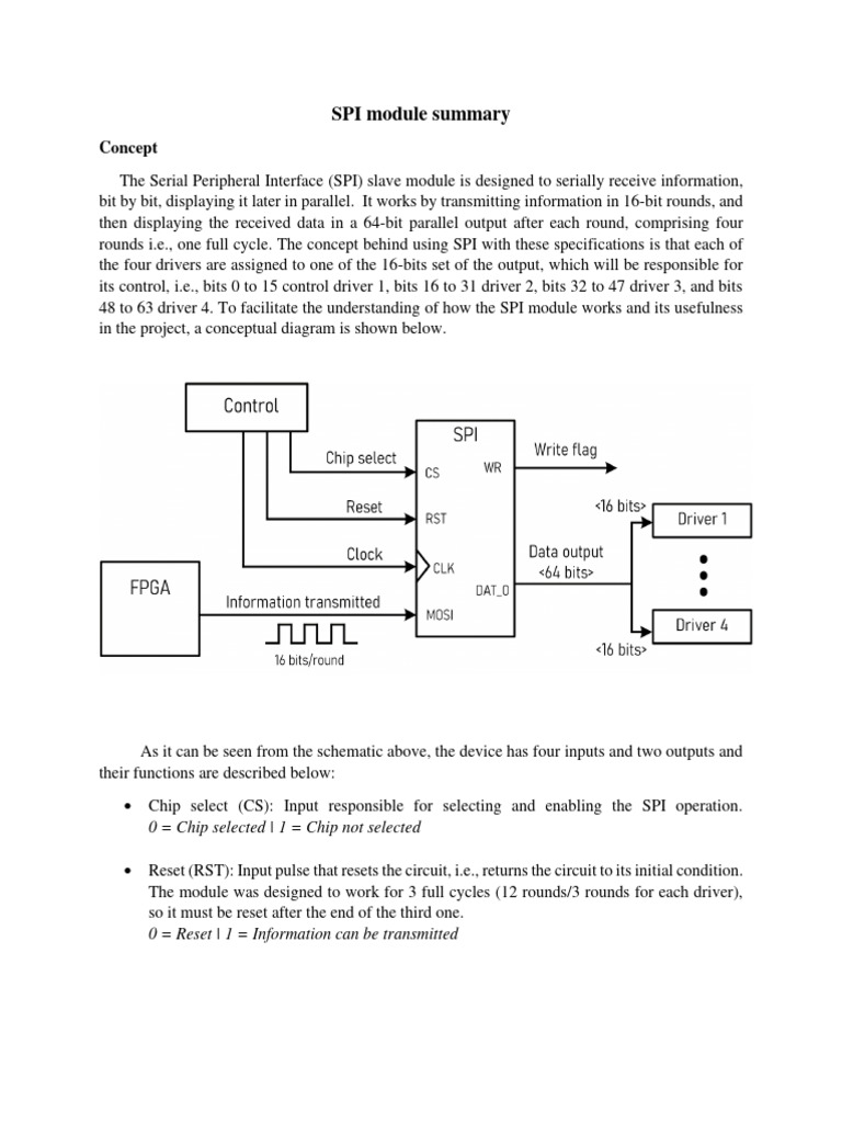 SPI Description | PDF | Computer Science | Computing
