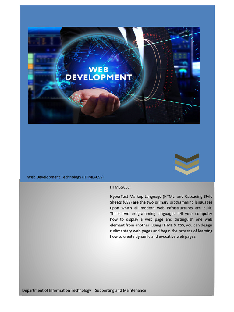 HTML Css Note | PDF | World Wide Web | Internet & Web