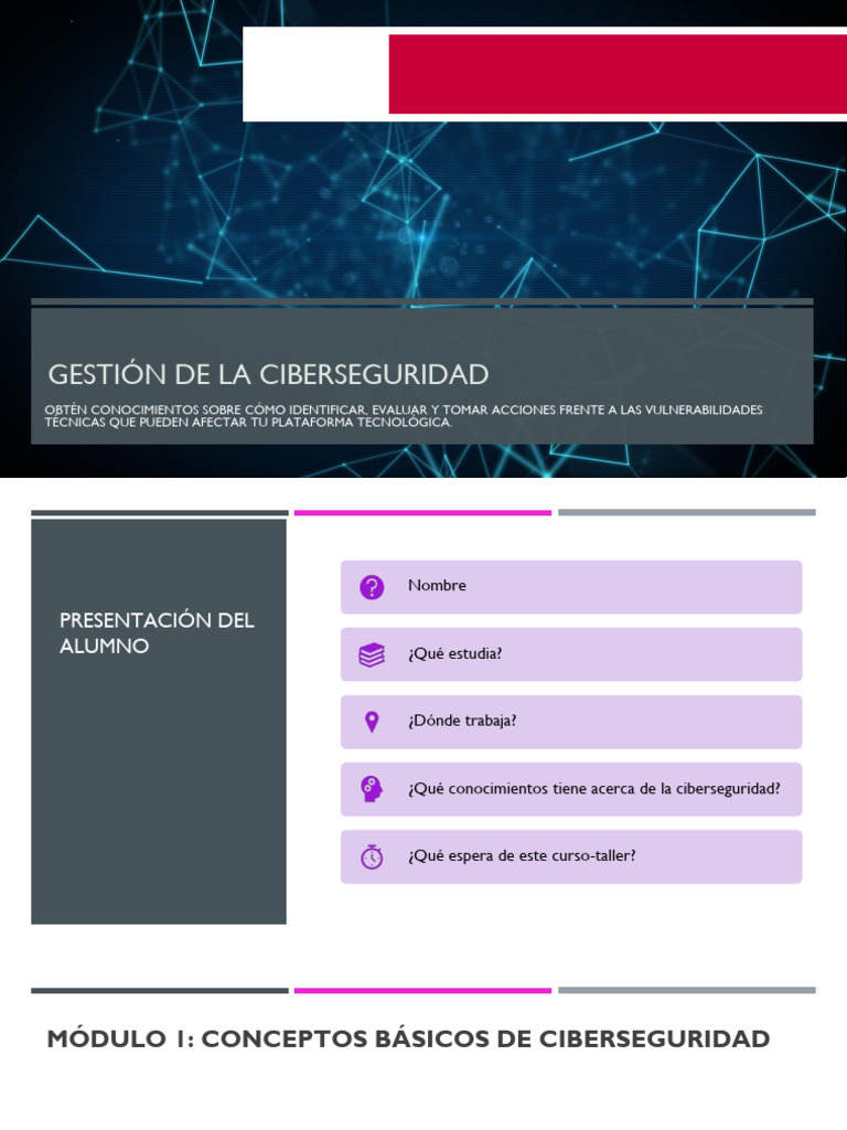Unidad 1. Recurso 1. Conceptos Básicos de Ciberseguridad | PDF | La seguridad informática ...