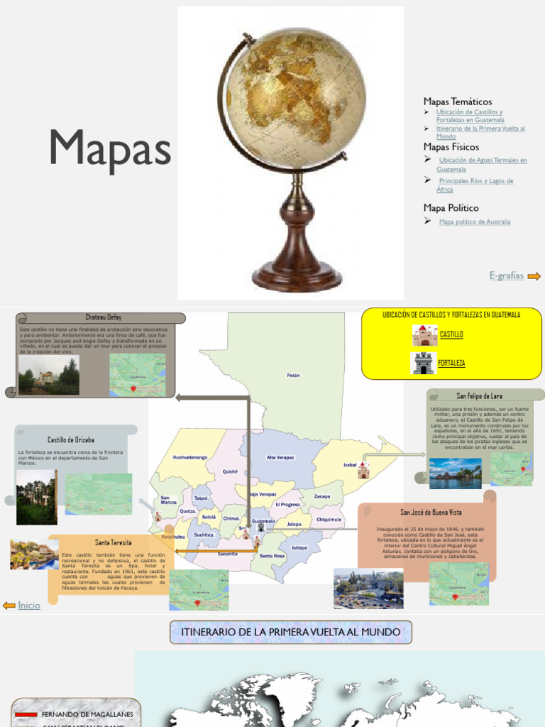 Ejercicios de Mapas | PDF