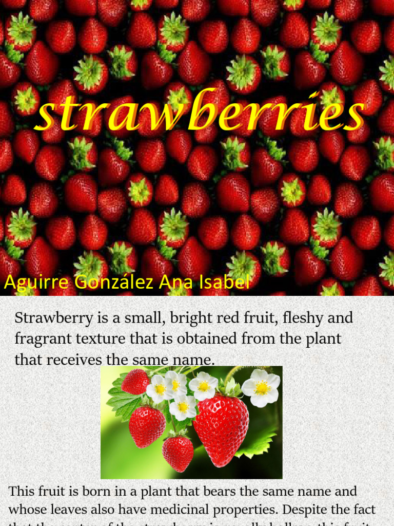 Strawberries | PDF | Strawberry | Cakes