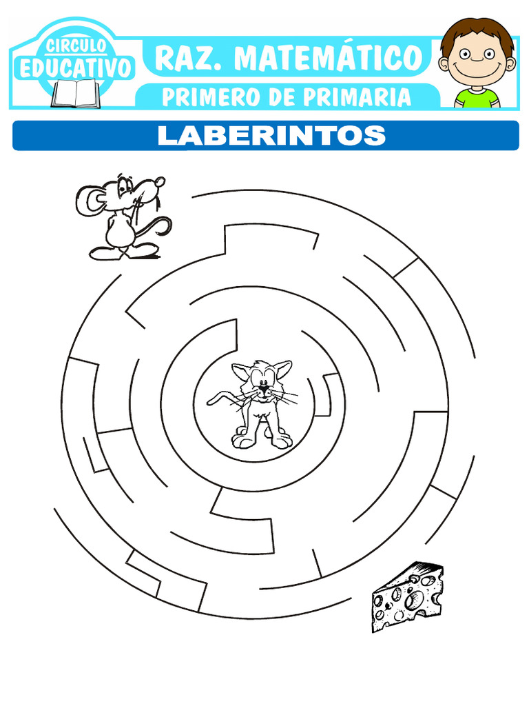 Laberintos para Primero de Primaria | PDF
