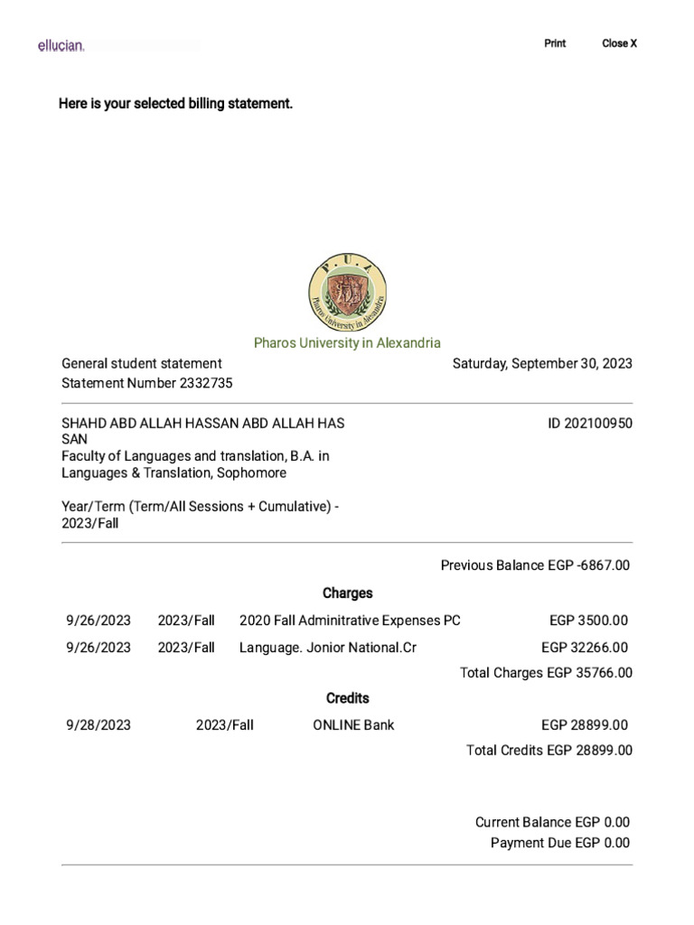 Self Service Statement | PDF | Business | Economies