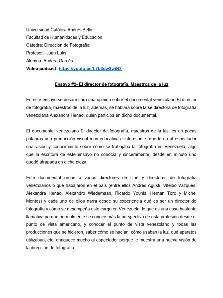 DF1 GarcésA 02 | PDF | Venezuela | Documental