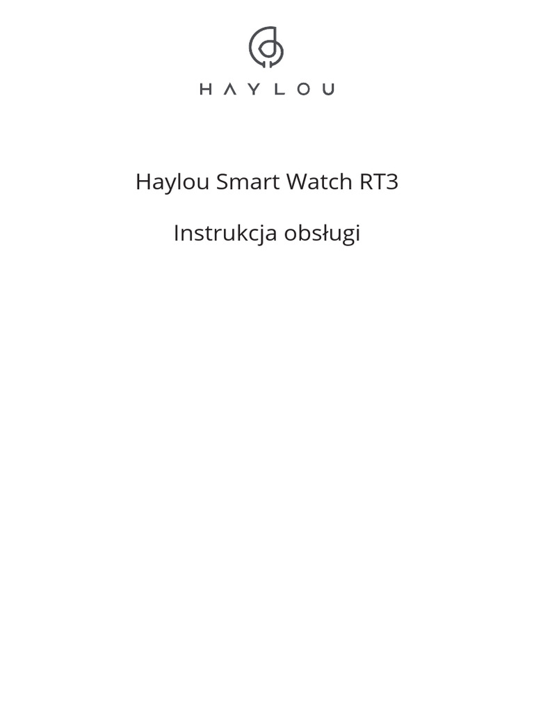 Haylou RT3 PL | PDF