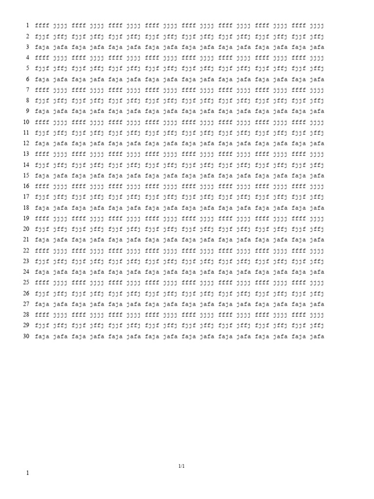 Text Typing Practice Guide | PDF