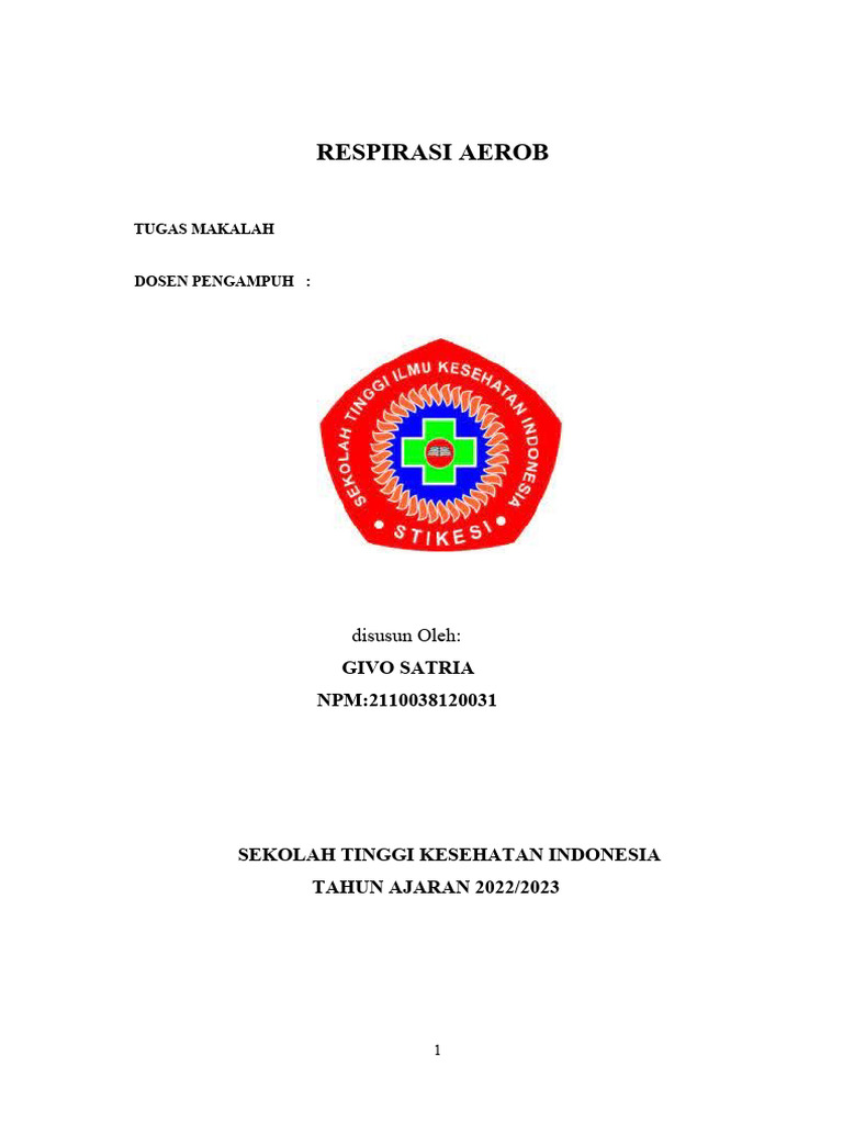 Respirasi Aerob dan Anaerob | PDF | Kesehatan Holistik