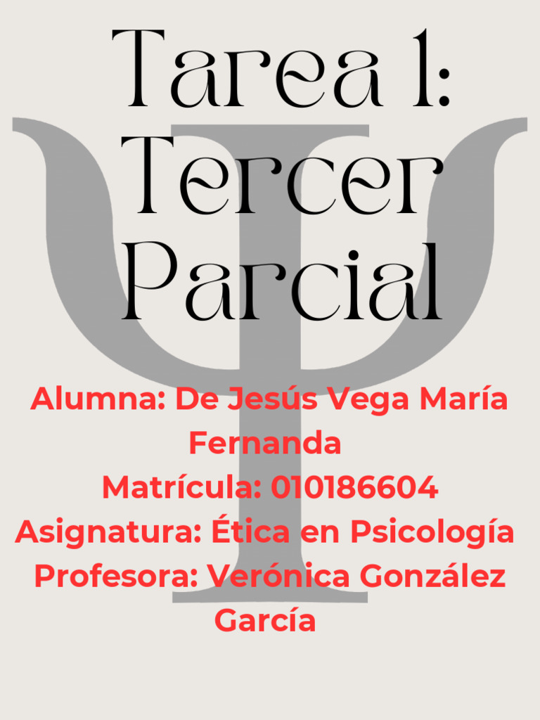 Tarea 1 2 | PDF | Psicólogo | Sicología