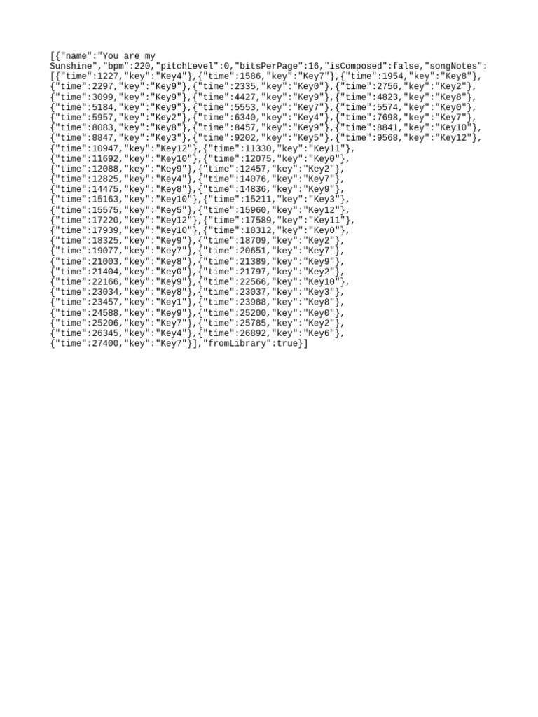 You Are My Sunshine | PDF