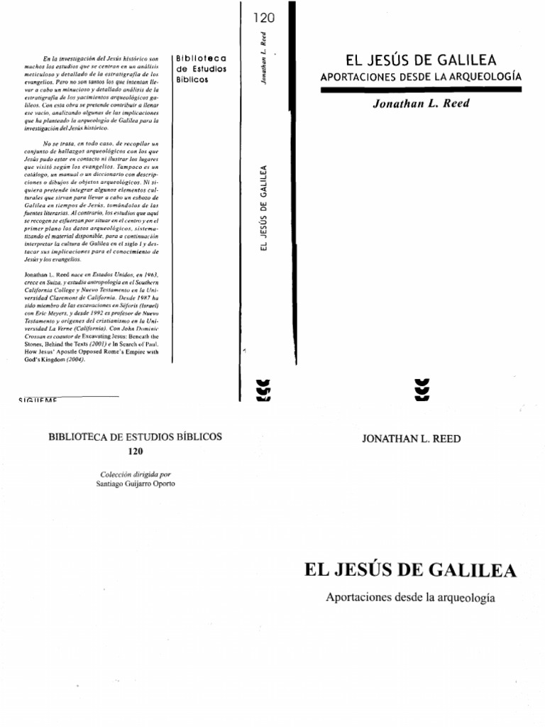 28 El Jesús de Galilea - Jonathan L. Reed | PDF
