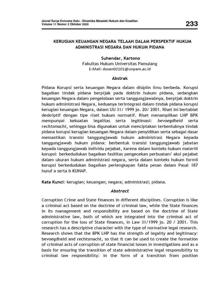 Telaah KN DLDM HKMM Admn Dan Pidana | PDF