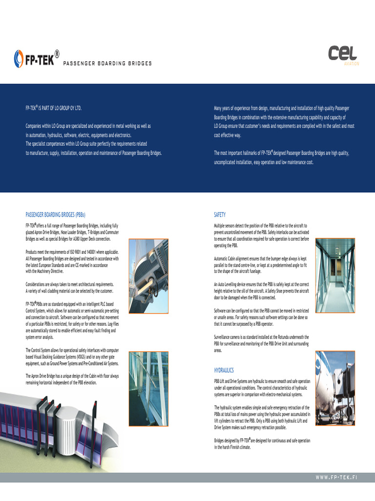 FP-Tek PBB | PDF | Elevator | Manufactured Goods