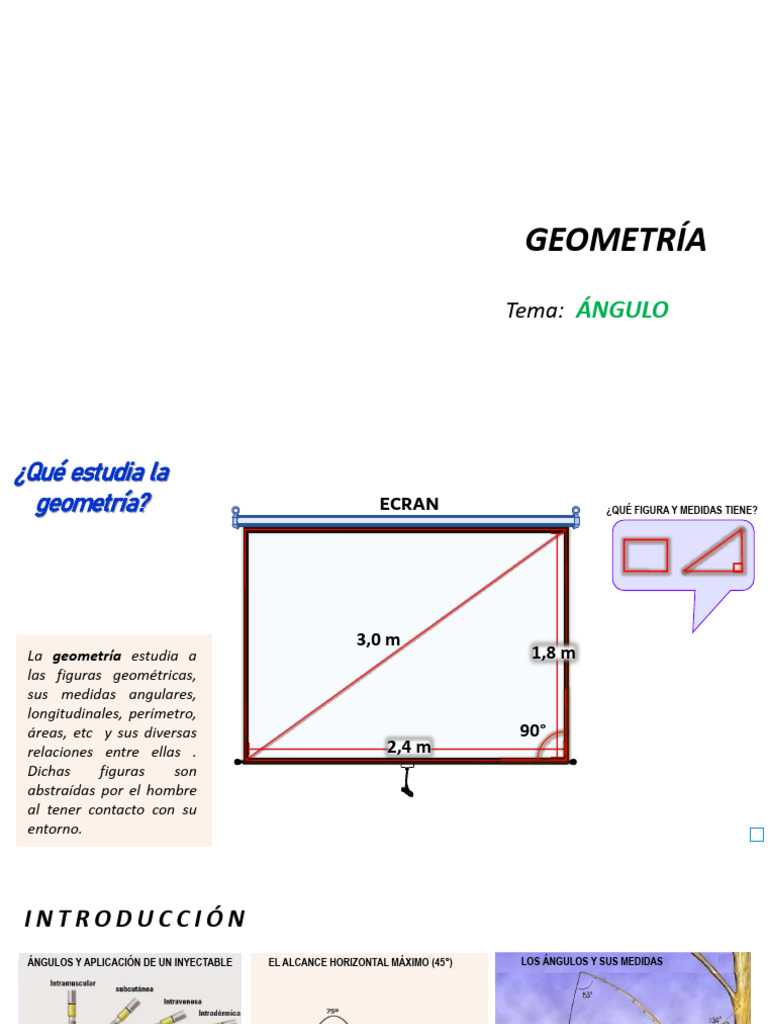 Clase N°2-Teoría-Geometría-Ángulos - Compressed | PDF | Ángulo | Geometría