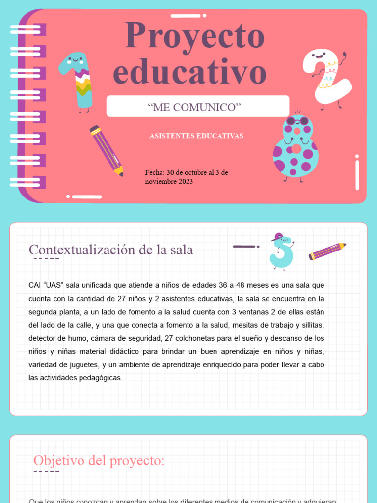 Proyecto Me Comunico | Descargar gratis PDF | Aprendizaje | Comunicación