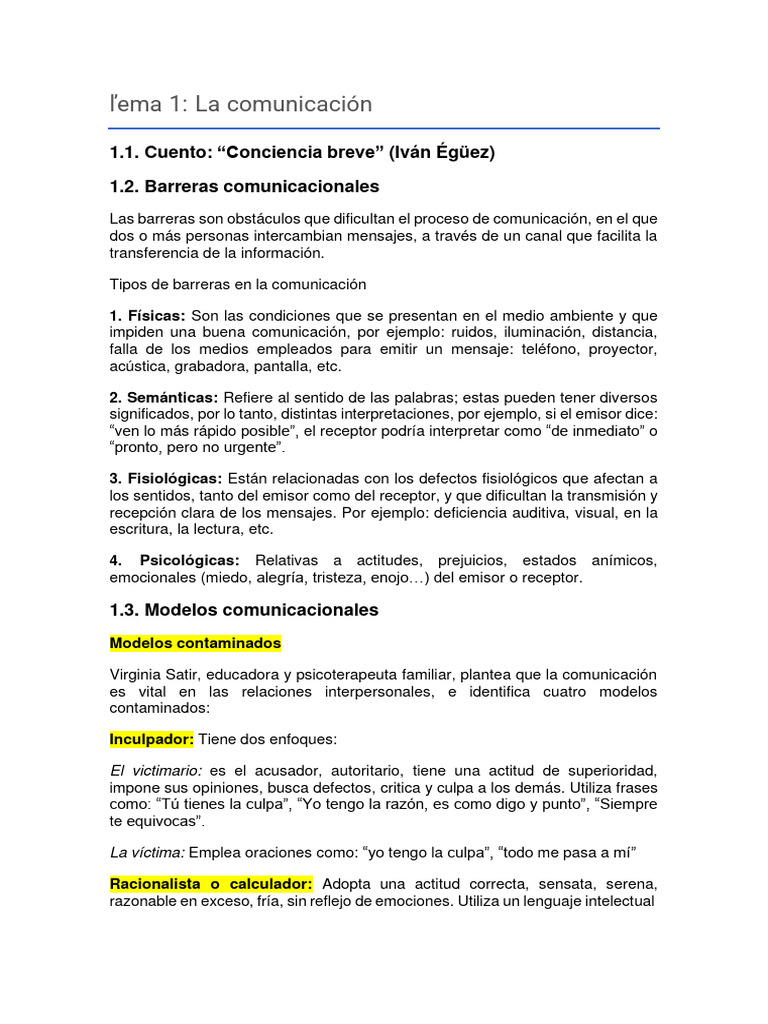 Expresión Oral y Escrita | PDF | Comunicación | Comunicación no verbal