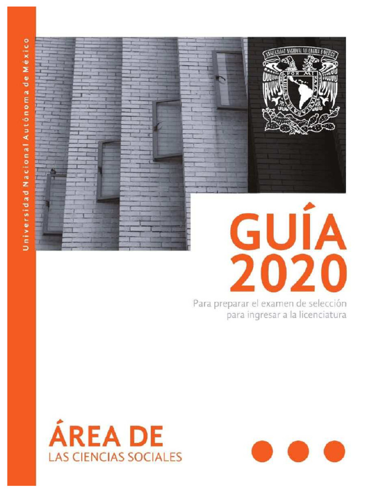 Guia Unam Area 3 (2020) | PDF