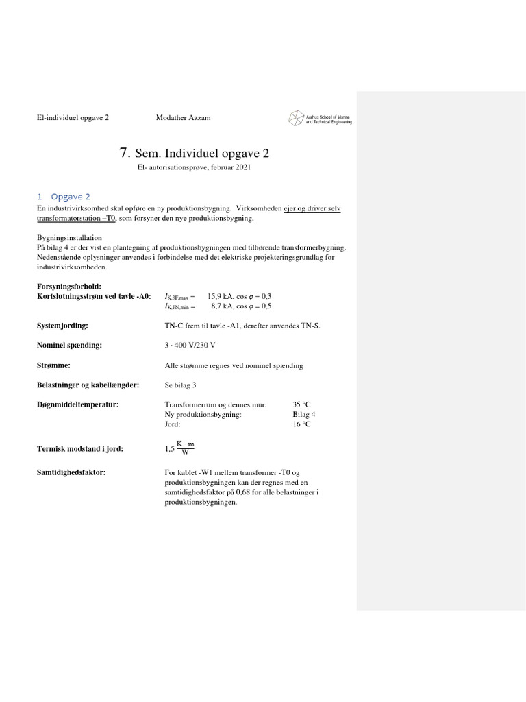 El-Individuel Opgave 2 | PDF