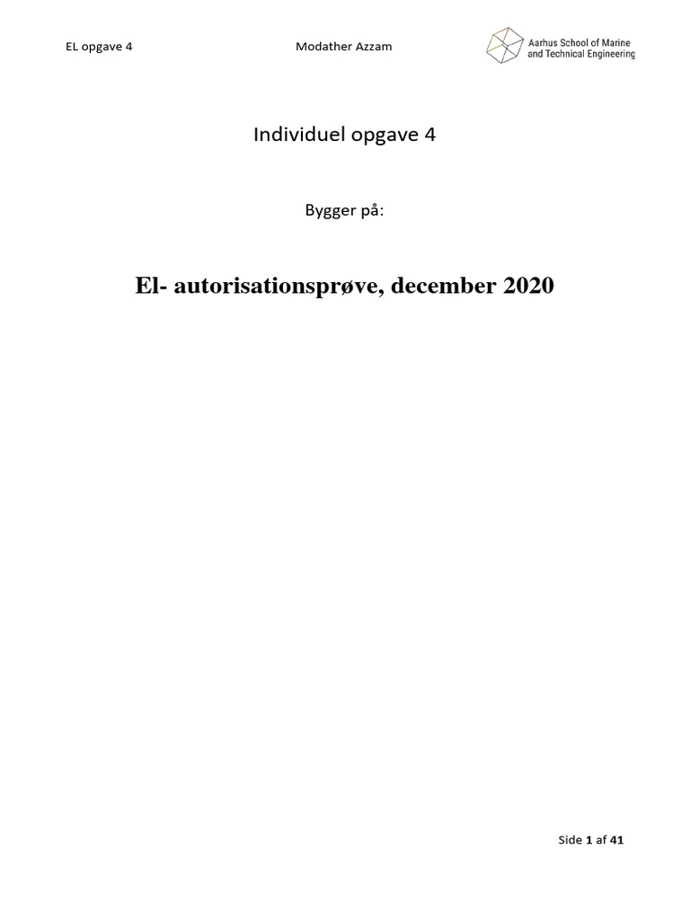 Individuel Opgave 4 | PDF
