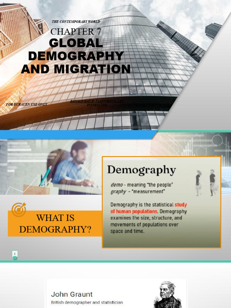 Chapter 7 Global Demography Migration | PDF