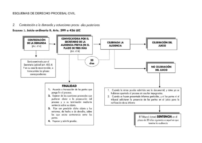 Esquema Procesal | PDF