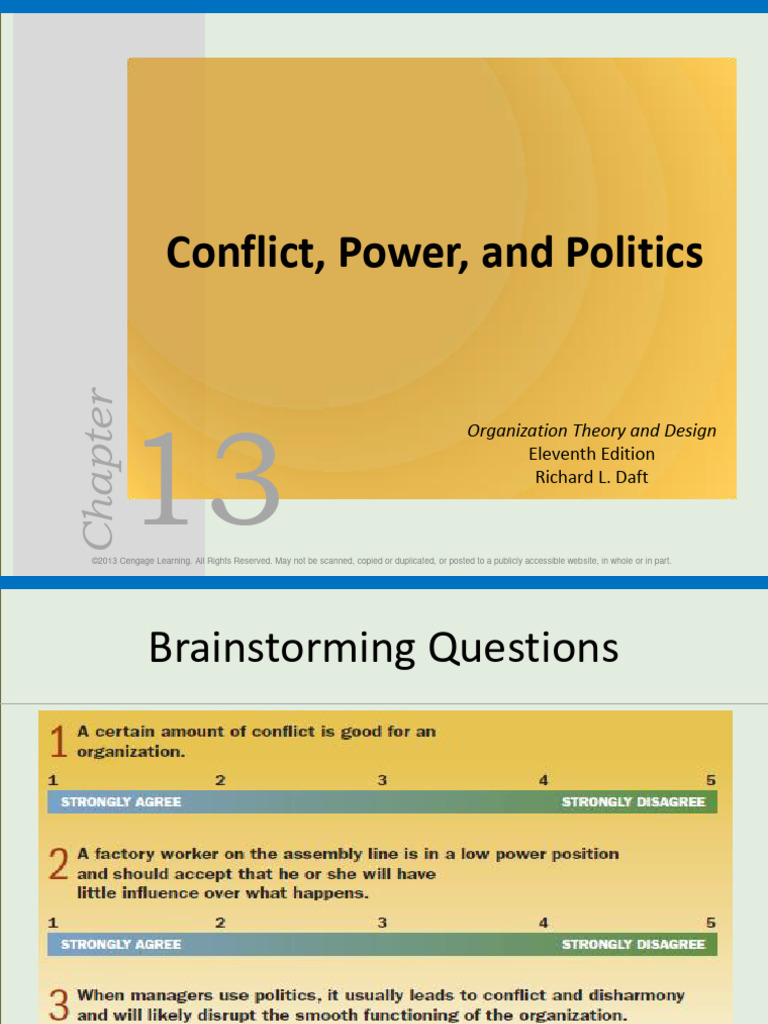 Chapter 13 | PDF | Power (Social And Political) | Psychological Concepts