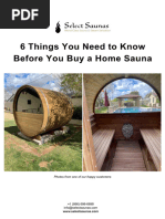 Sauna Design Guide | PDF | Framing (Construction) | Wall