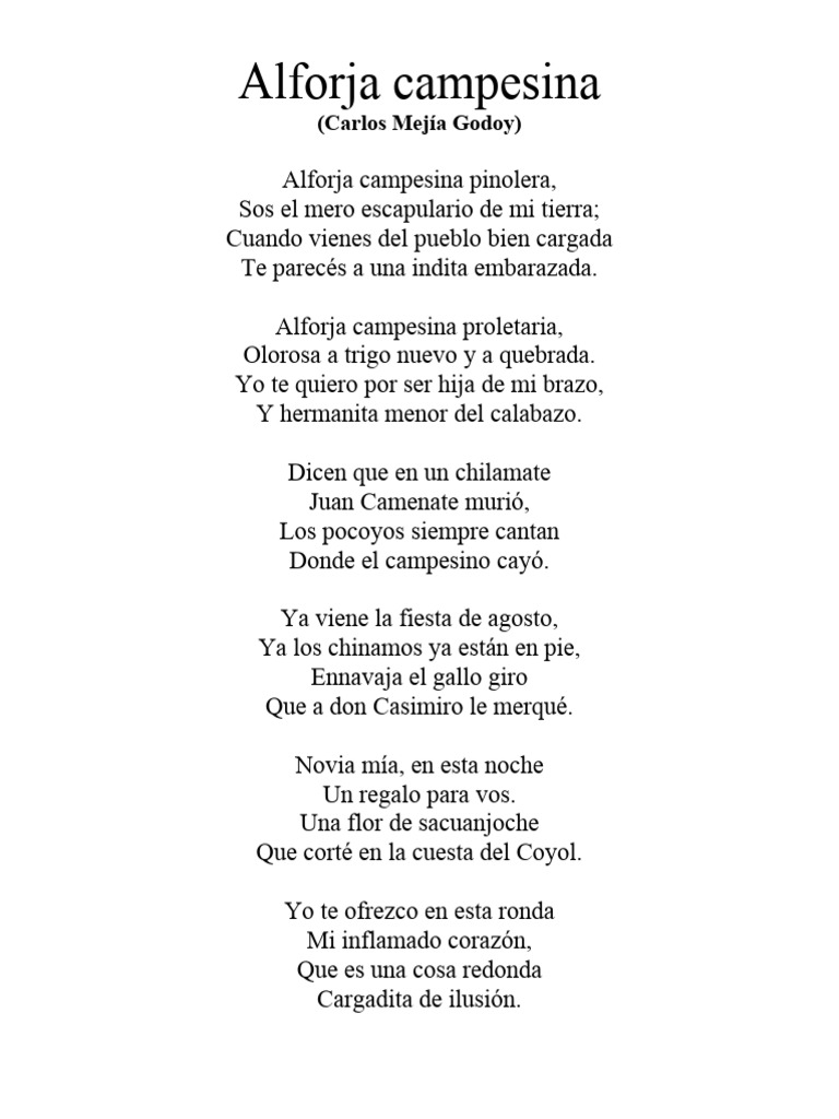 Alforja Campesina | PDF