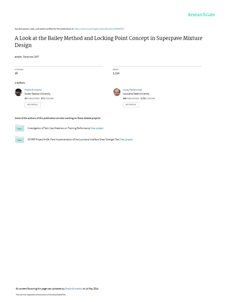 A Look at The Bailey Method and Locking Point | PDF