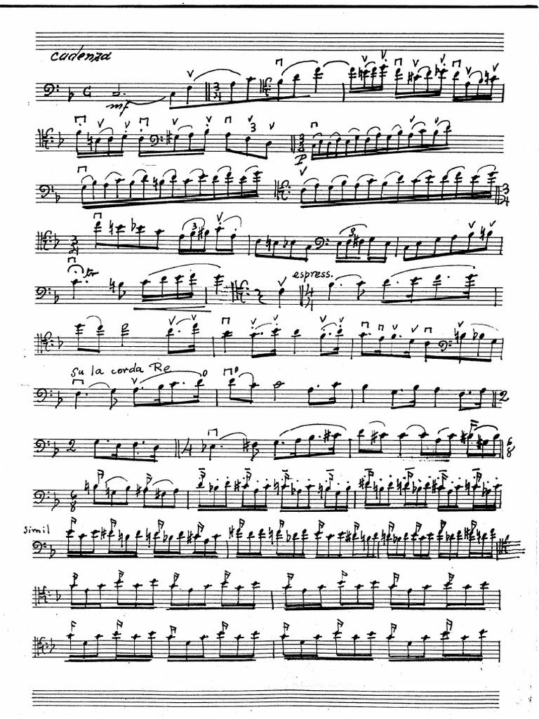 Cadenza Capuzzi 1 | PDF