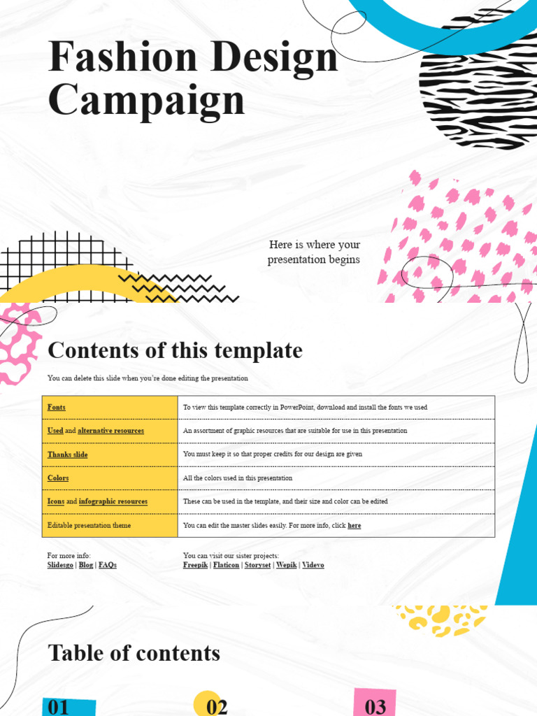 Fashion Design Campaign by Slidesgo | PDF | Brand | Target Audience