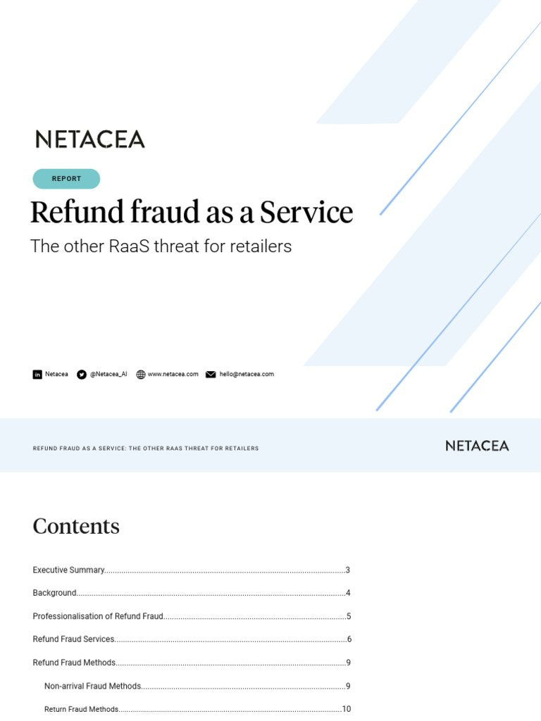 Refund Fraud | PDF