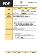Lesson Plan Cotton Ball Vs Sandpaper Words | PDF