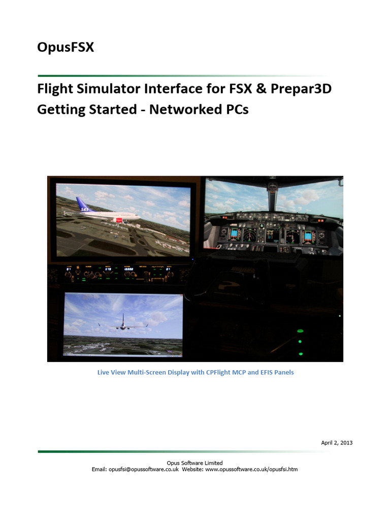 OpusFSX Getting Started Networked PCs | PDF | Computer Network | Ip Address