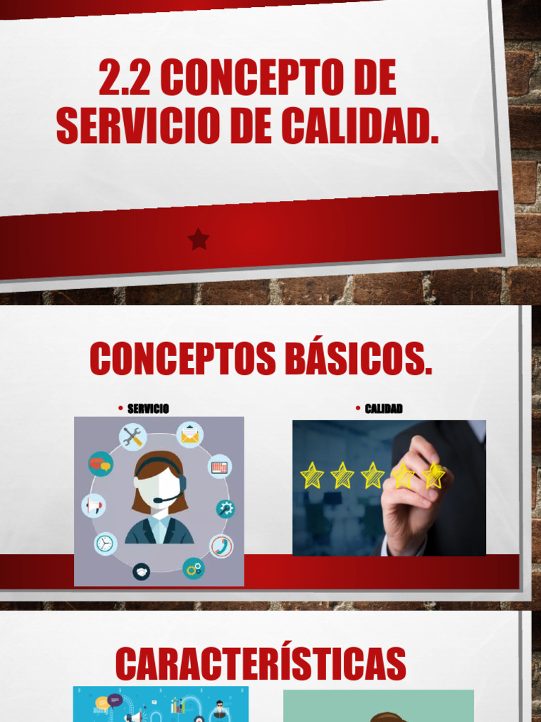 2.2 Concepto de Servicio de Calidad. | PDF