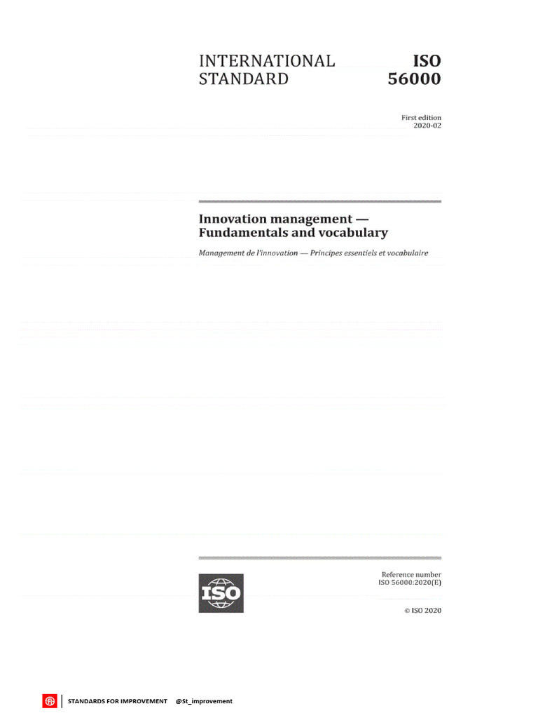 ISO 56000 2020 (En) | PDF