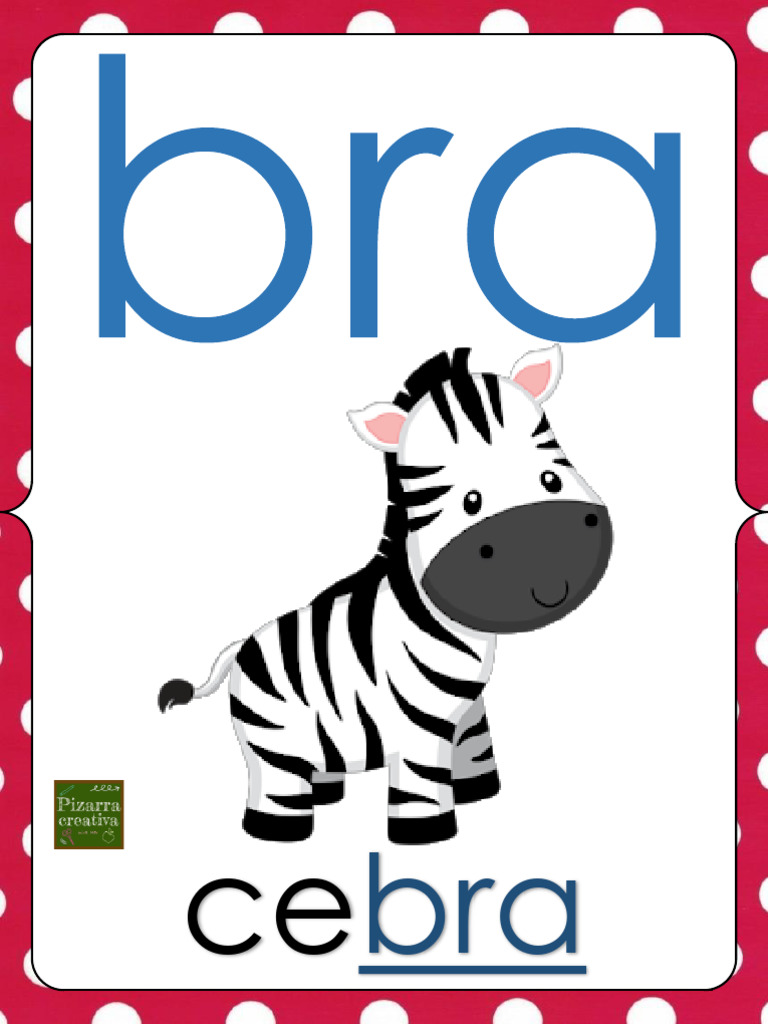 Carteles Silabas Trabadas | PDF | Libros para adolescentes